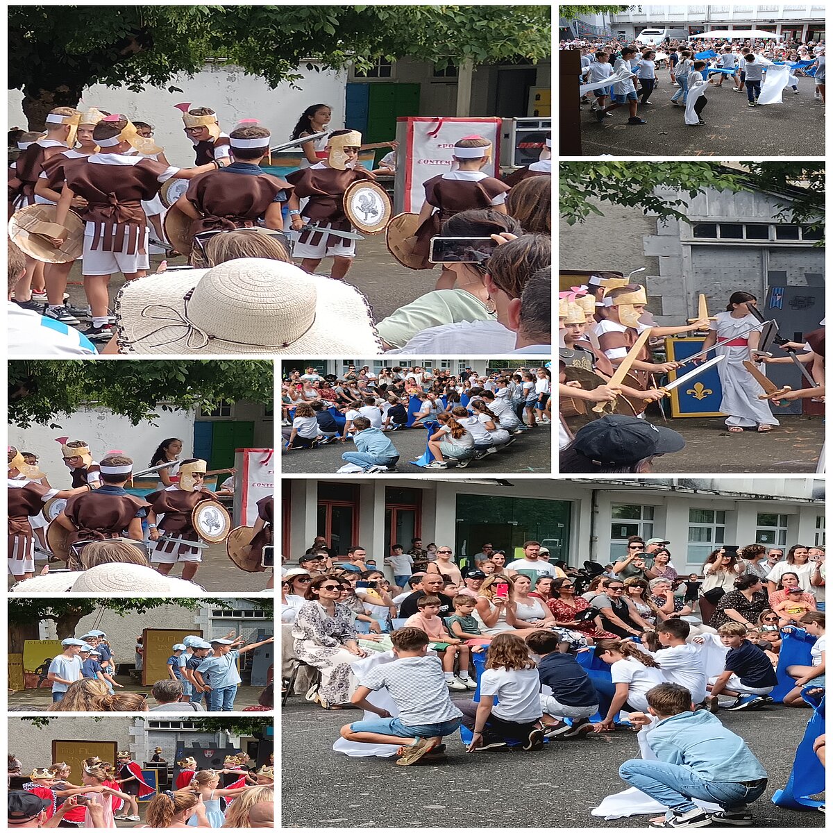 Joli spectacle à la kermesse de l'école au Beau Rameau - Commune d'Igon